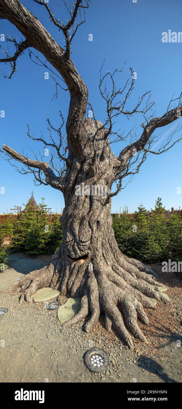 Daytime views of Lillidorei Village at The Alnwick Garden in Alnwick ...