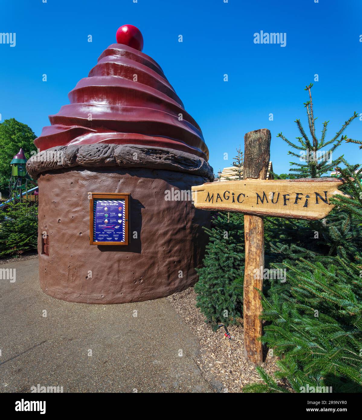 Daytime views of Lillidorei Village at The Alnwick Garden in Alnwick ...