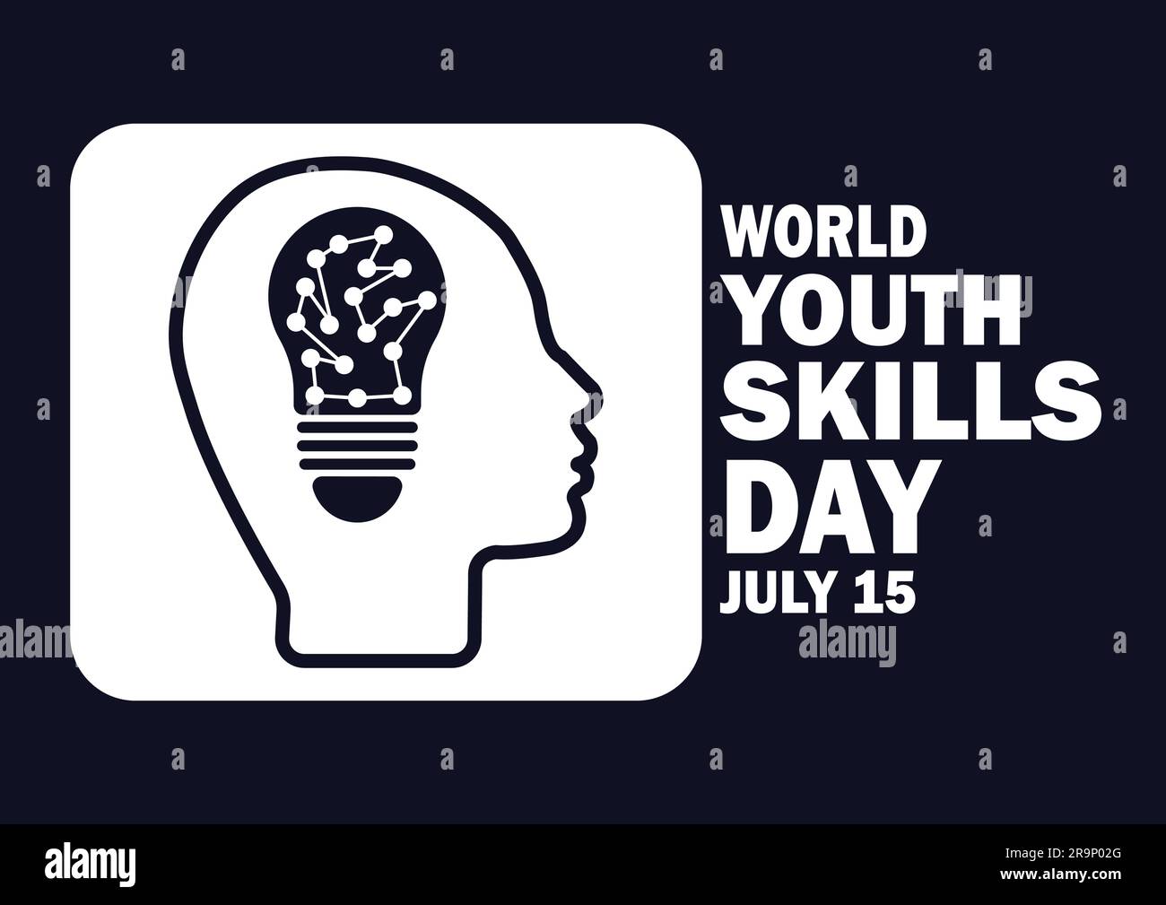 World Youth Skills Day. July 15. Vector illustration Suitable for ...