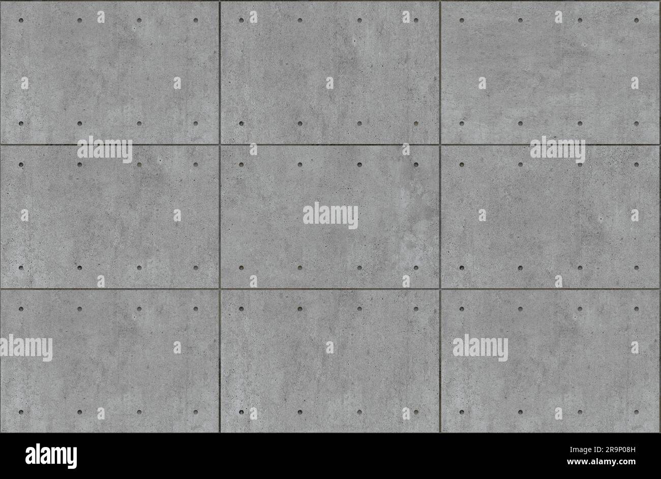 3d illustration. Seamless texture of a monolithic concrete wall Stock ...