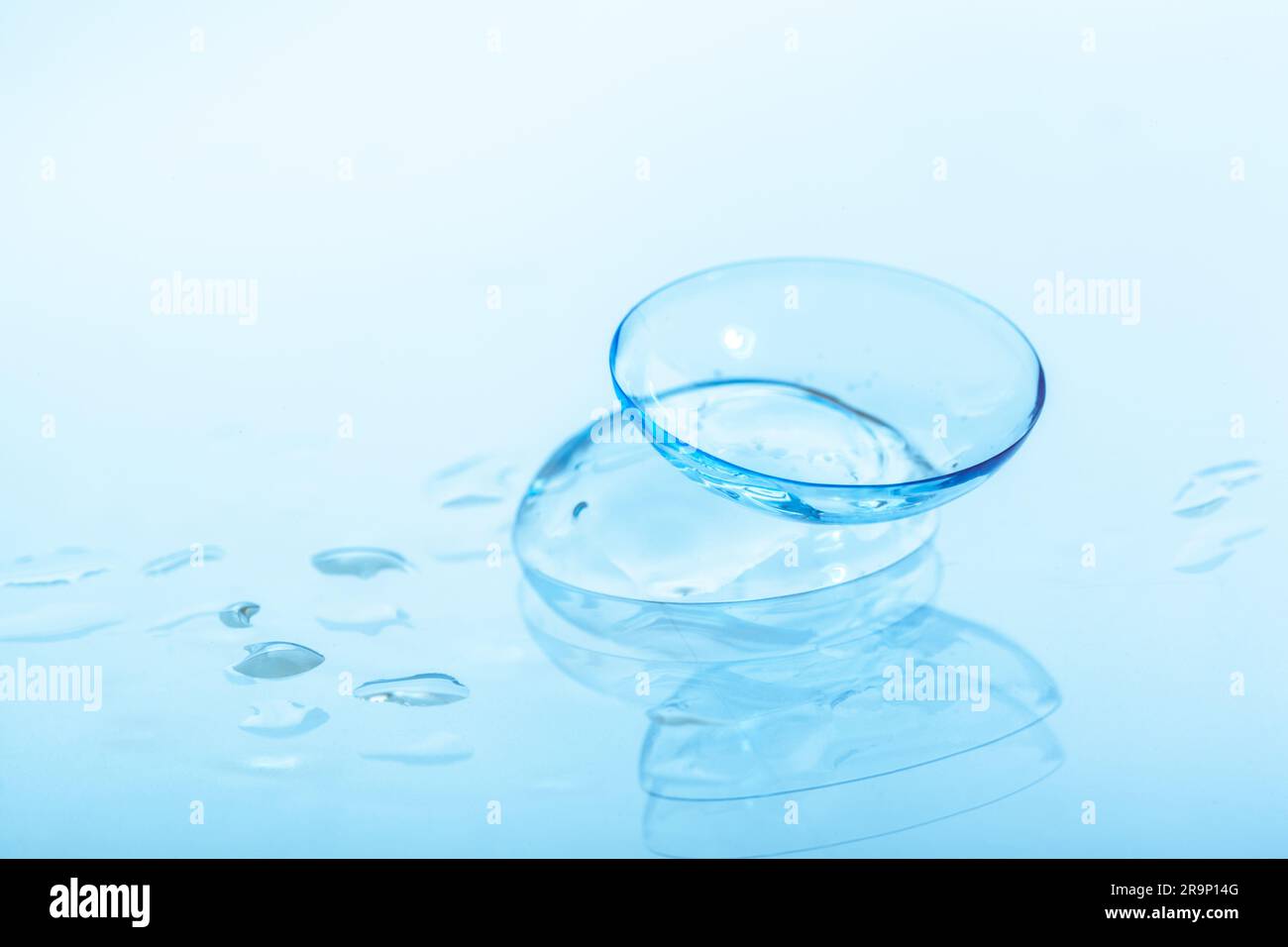 Contact lenses with water drops Stock Photo - Alamy