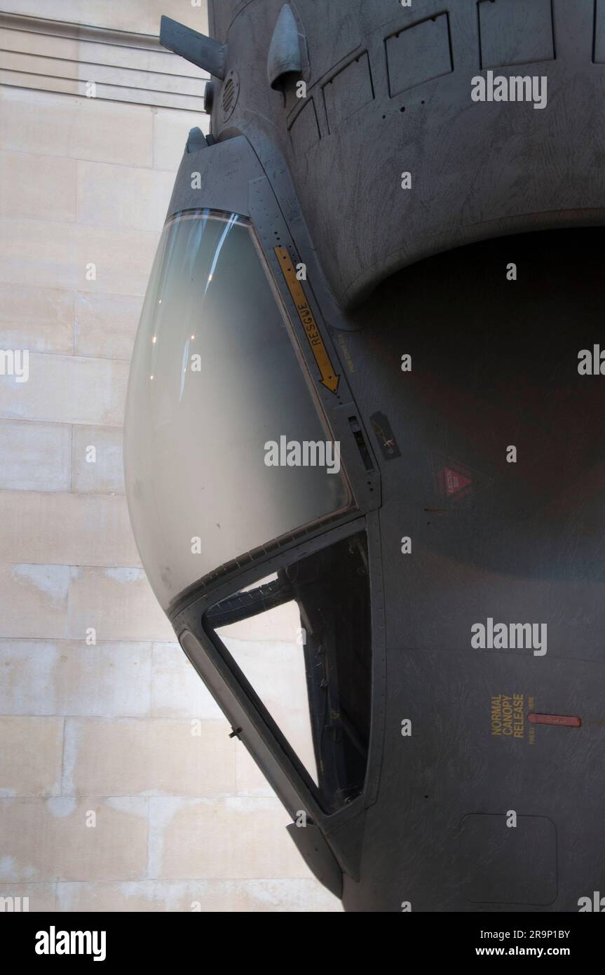 A suspended Sea Harrier - part of the Tate Britain 2010 Duveens ...