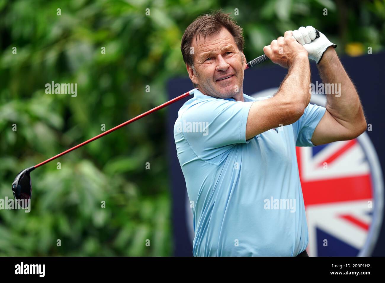 Sir Nick Faldo during the Pro-Am day ahead of the Betfred British ...