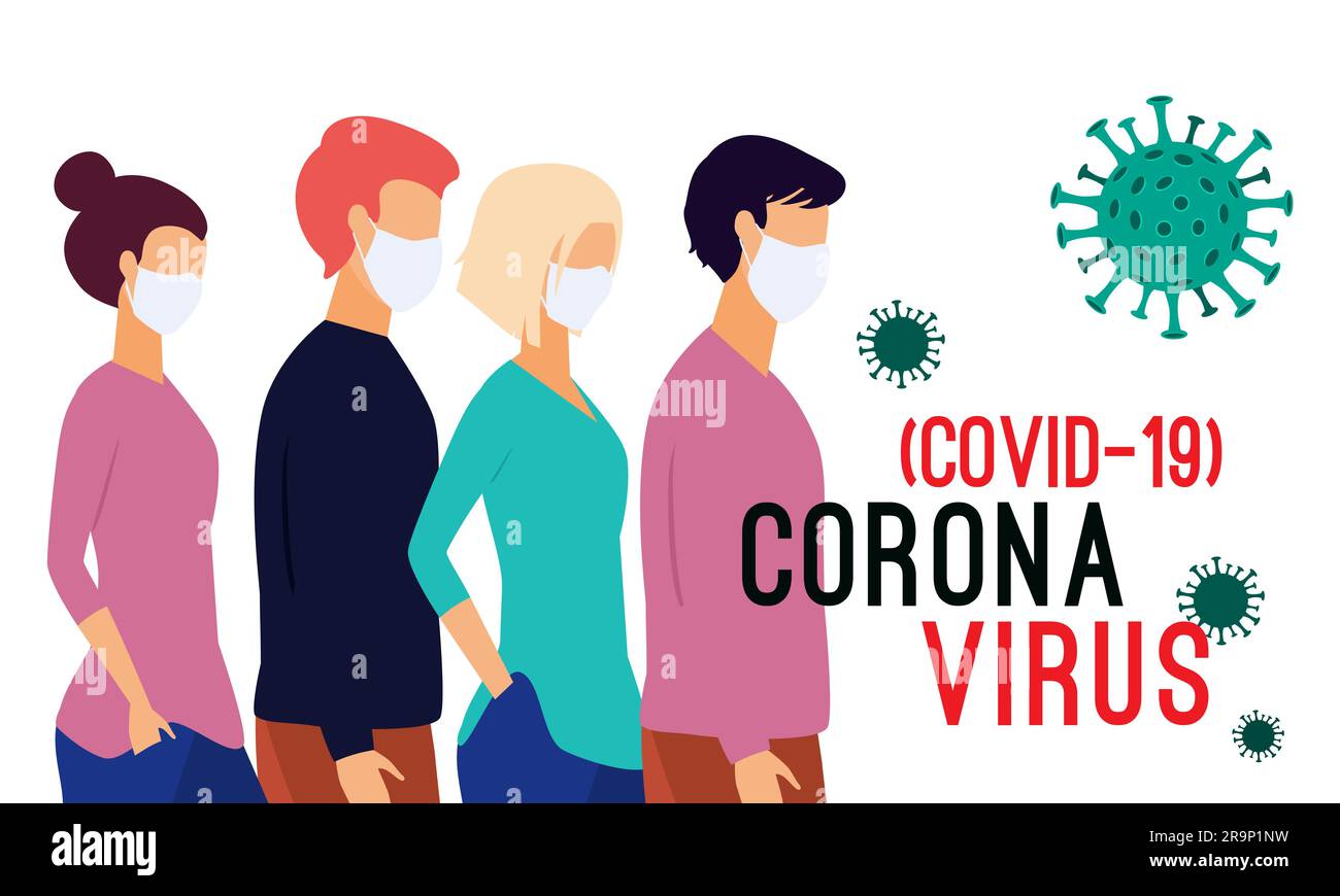 Vector illustration of Coronavirus Pandemia. Novel coronavirus 2019 ...