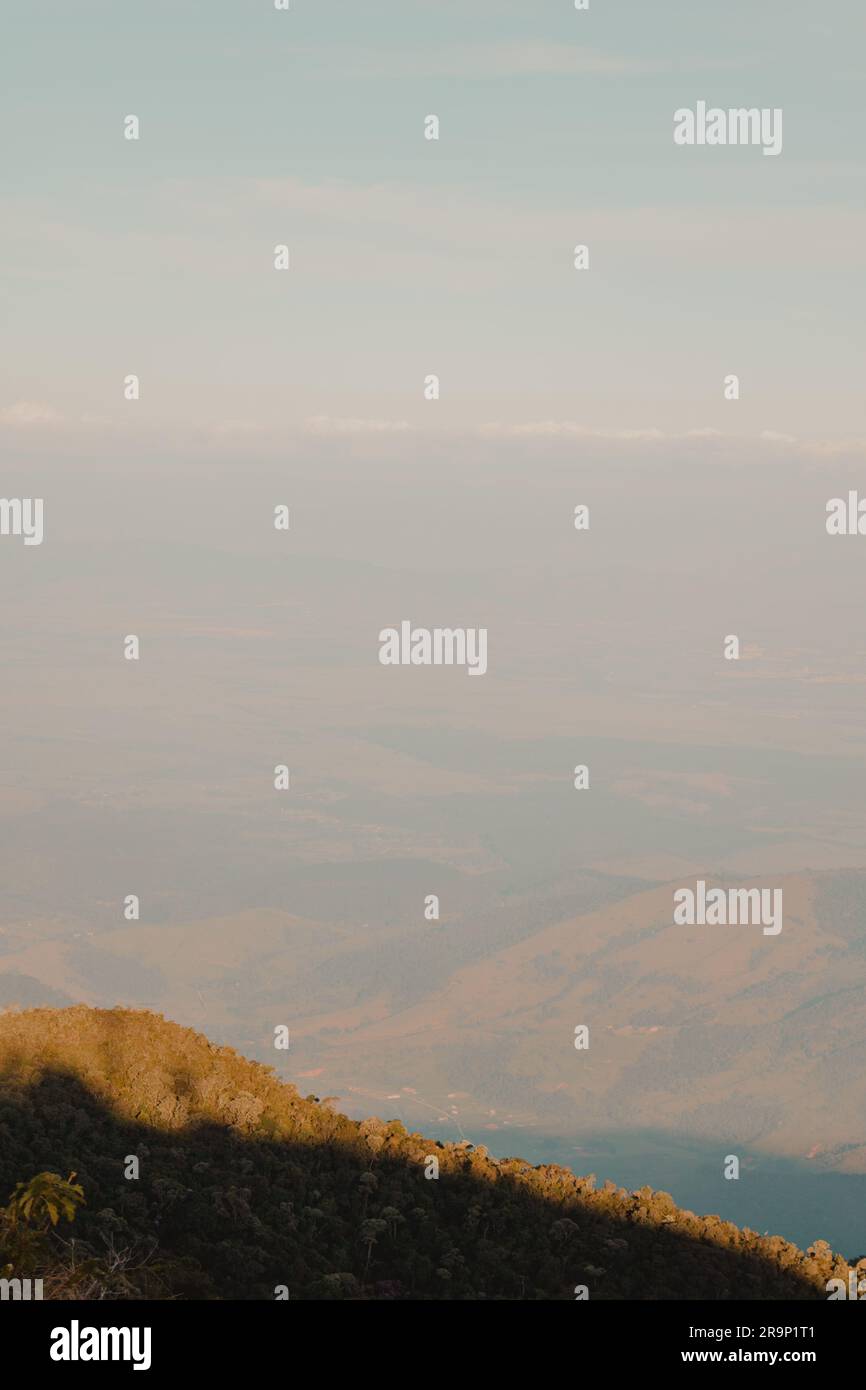 Minimal cloudy mountain landscape hi-res stock photography and images ...