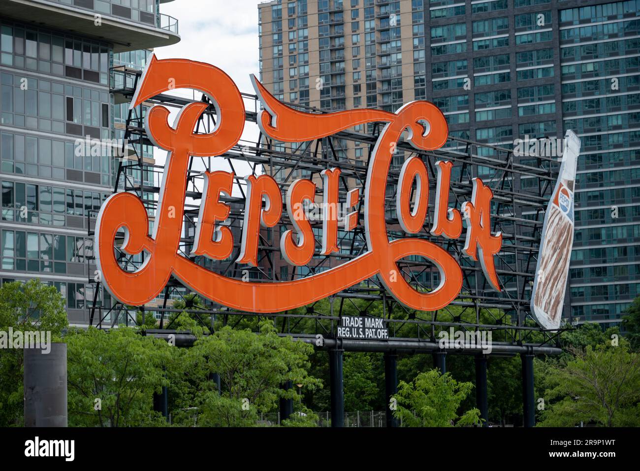 New York City, NY -6-10-2023: Pepsi Cola Sign Stock Photo - Alamy