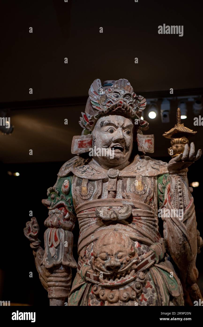 Portrait Photograph of a Japanese God Stock Photo - Alamy