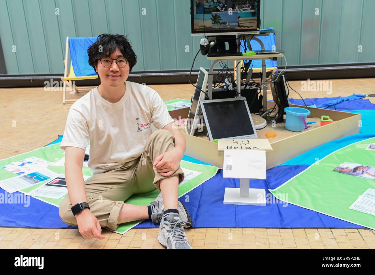 London, UK. 28th June, 2023. David Koh is from Singapore showcases MA ...