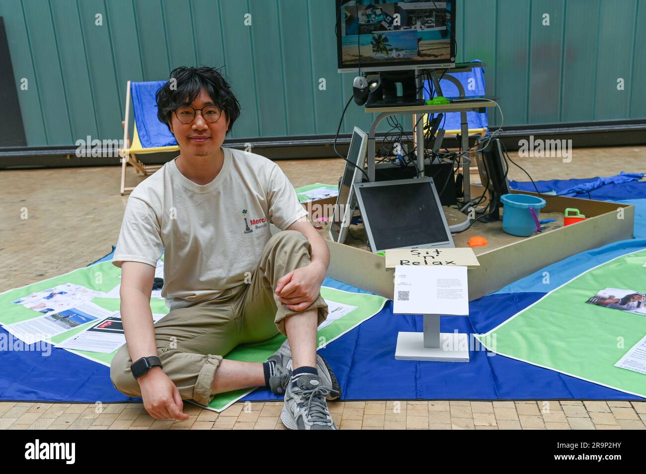 London, UK. 28th June, 2023. David Koh is from Singapore showcases MA ...