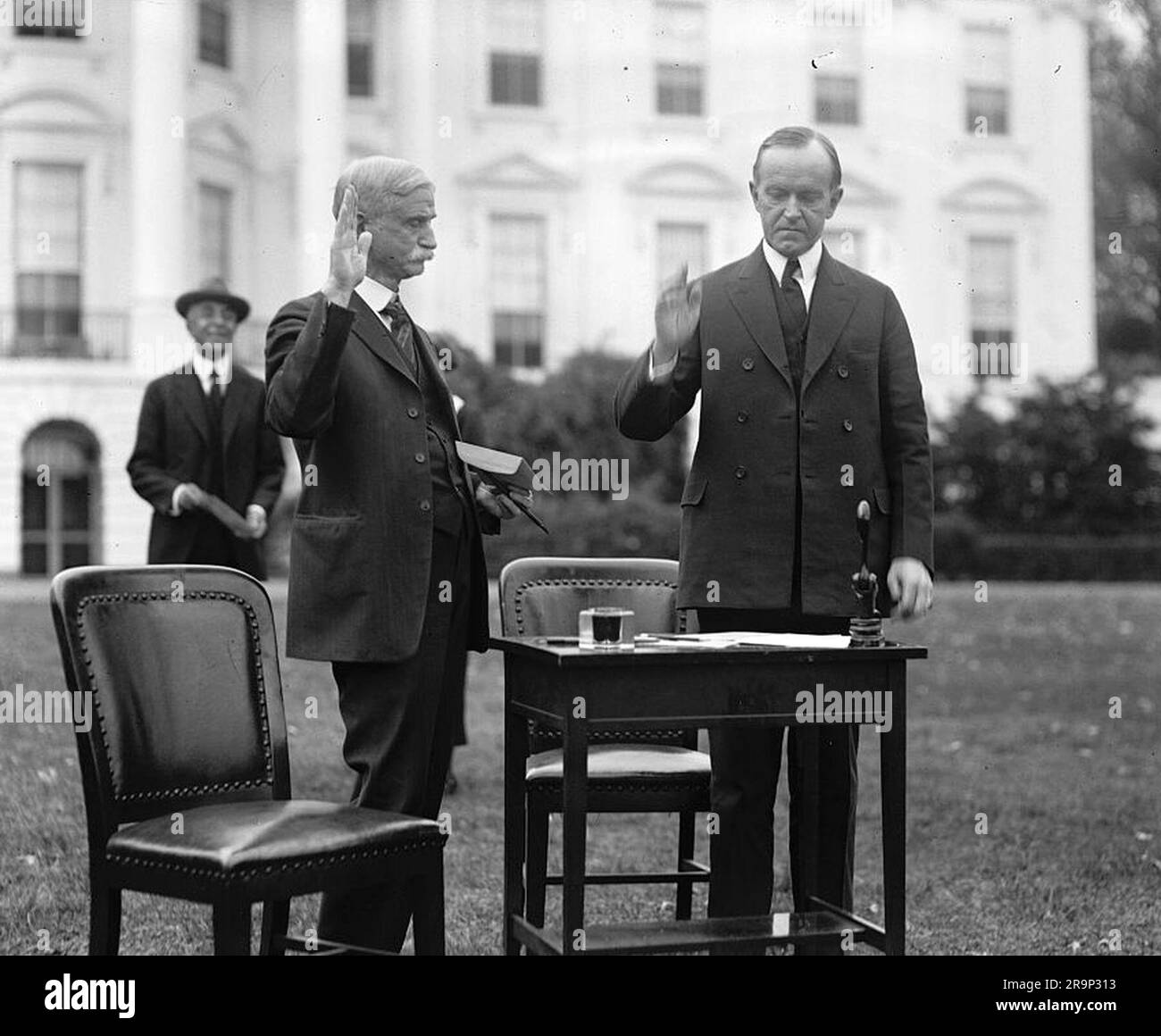 President Coolidge voting by mail in the 1928 Presidential election ...