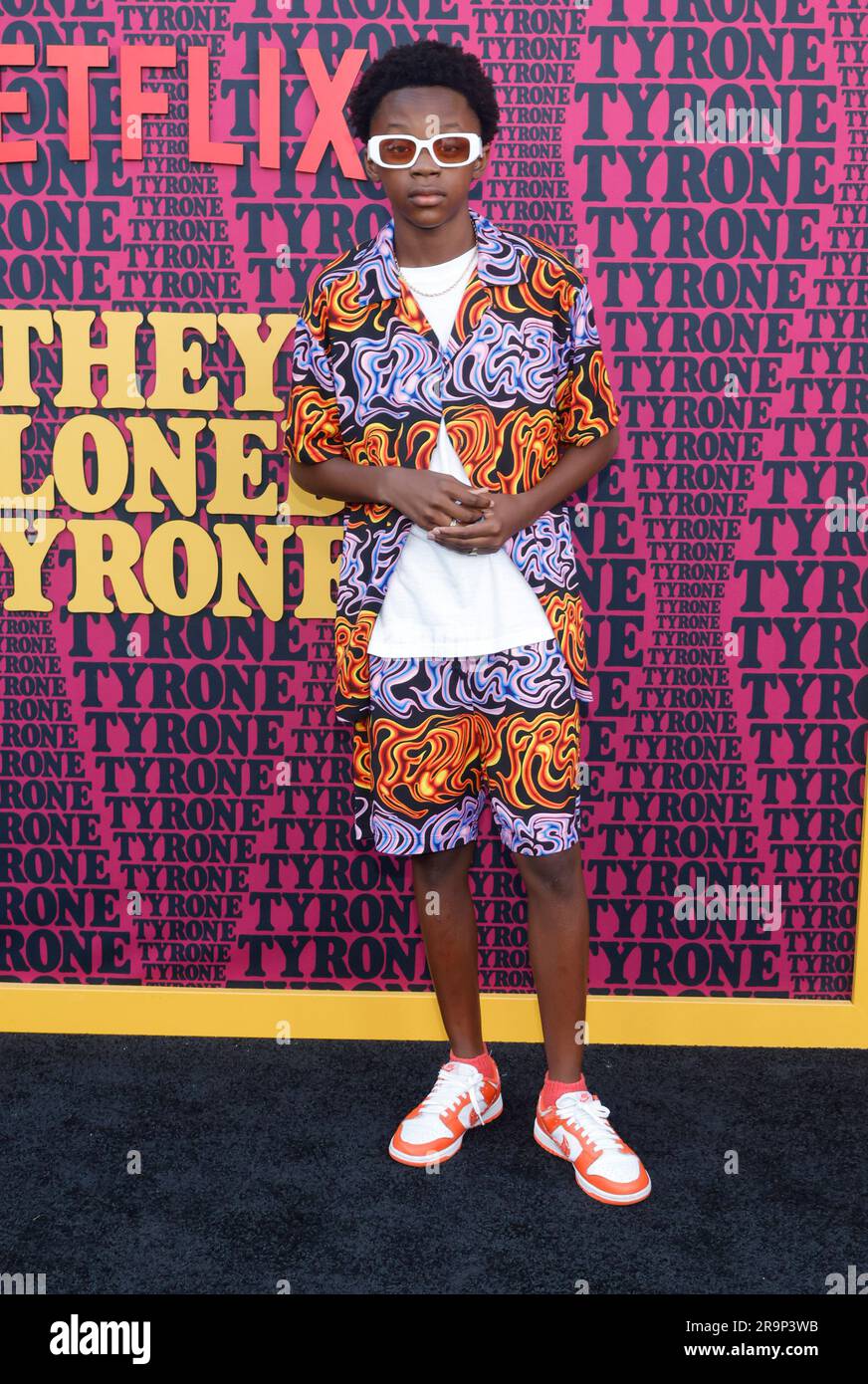 Hollywood, Ca. 27th June, 2023. Trayce Malachi at the Premiere Of Netflix's "They Cloned Tyrone ...