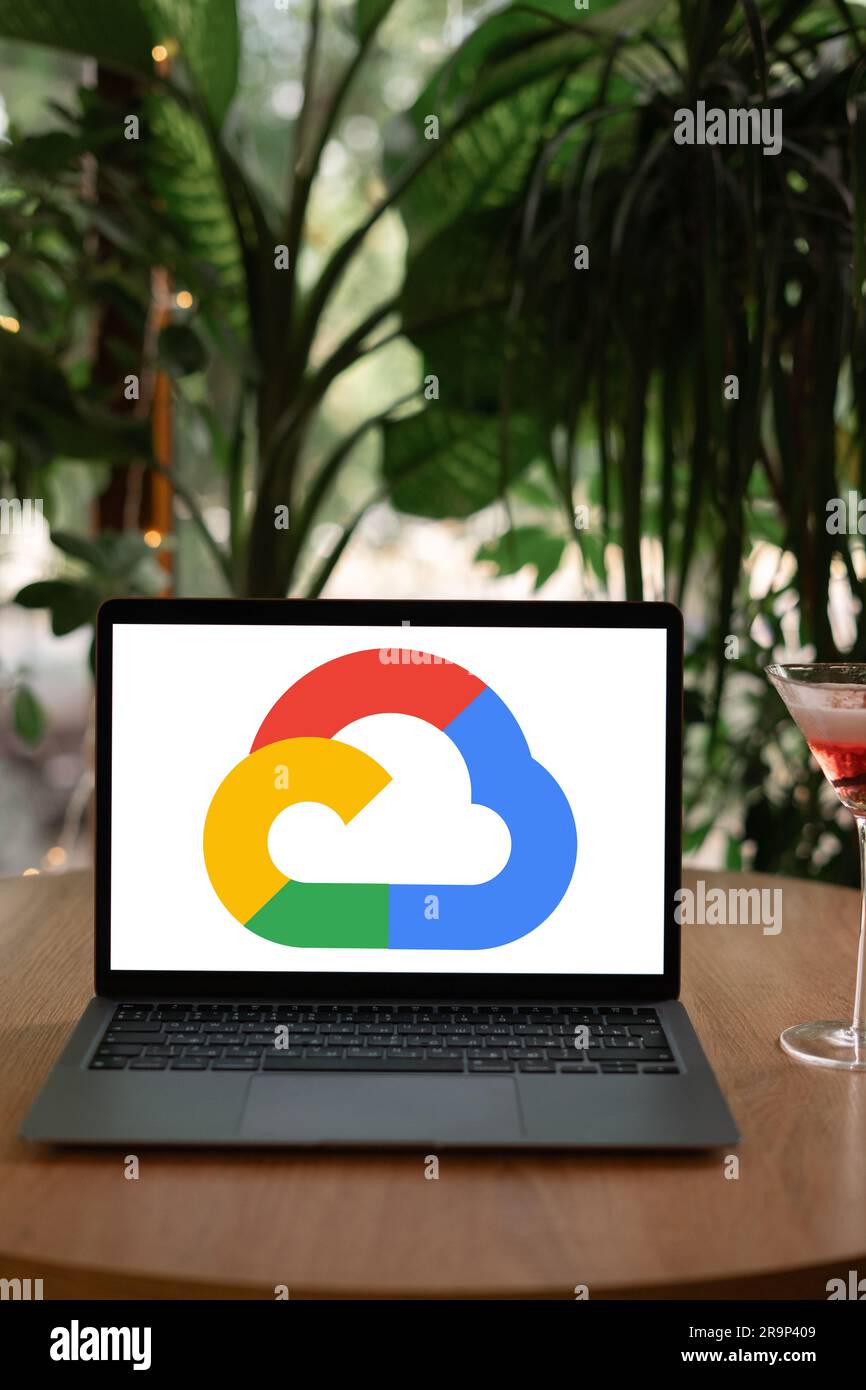 Odessa, Ukraine - June 14, 2023: Laptop computer displaying logo of ...