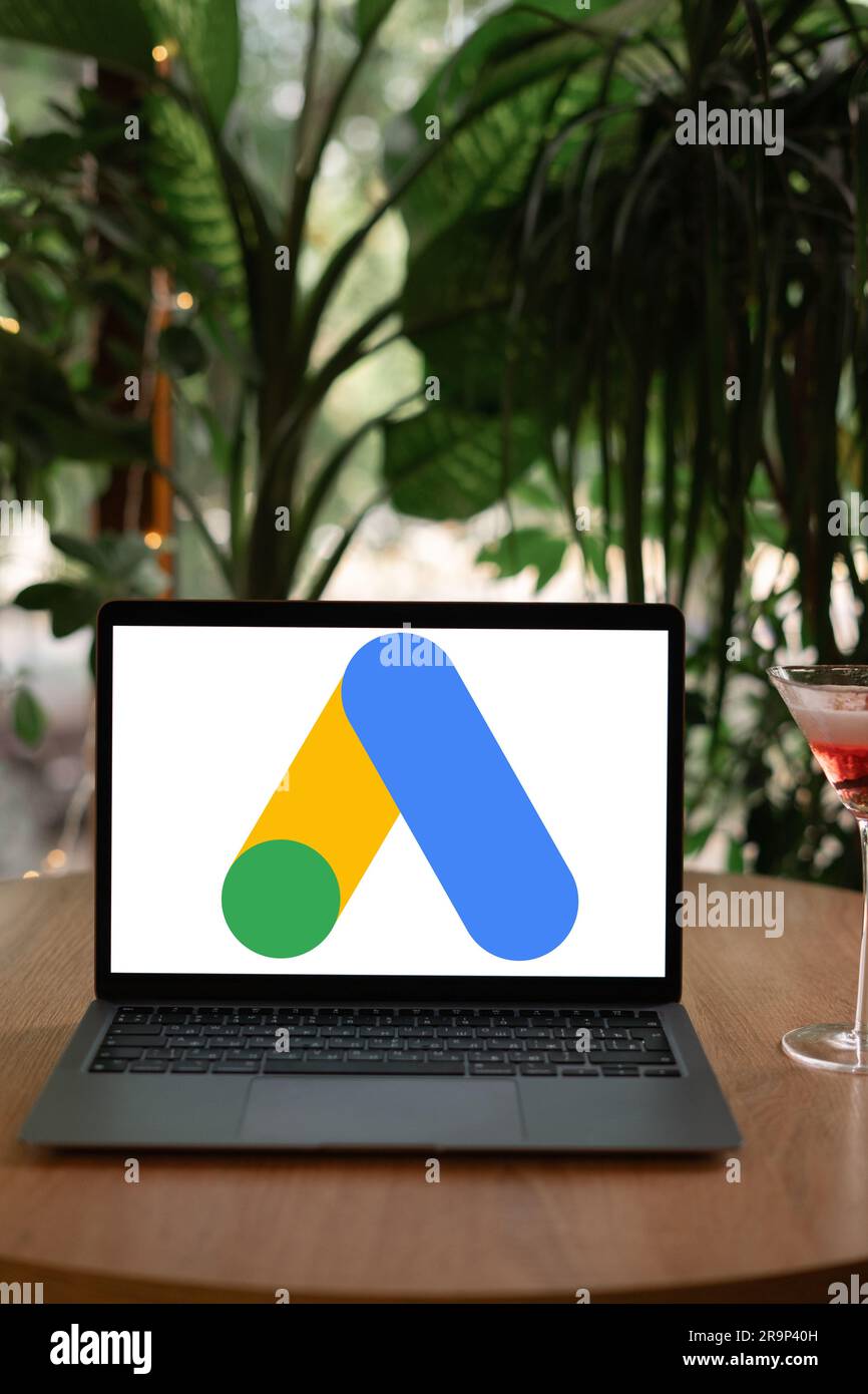 Odessa, Ukraine - June 14, 2023: Laptop computer displaying logo of ...