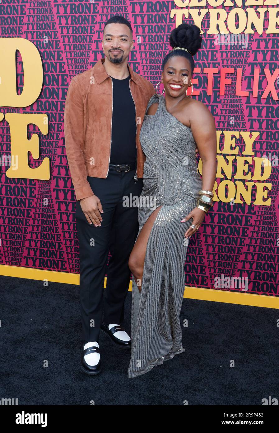 Hollywood, Ca. 27th June, 2023. Mark R. Wright, Teyonah Parris at the ...