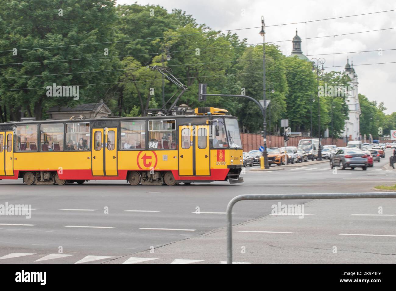warsaw, poland. 15 june 2023: experience efficient urban transportation ...