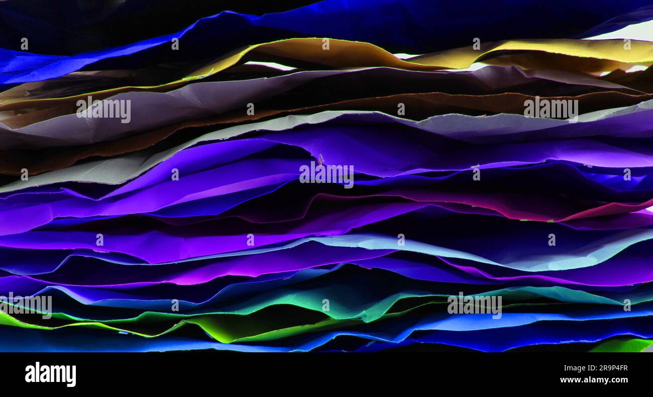 color papers stack as very nice color background Stock Photo - Alamy