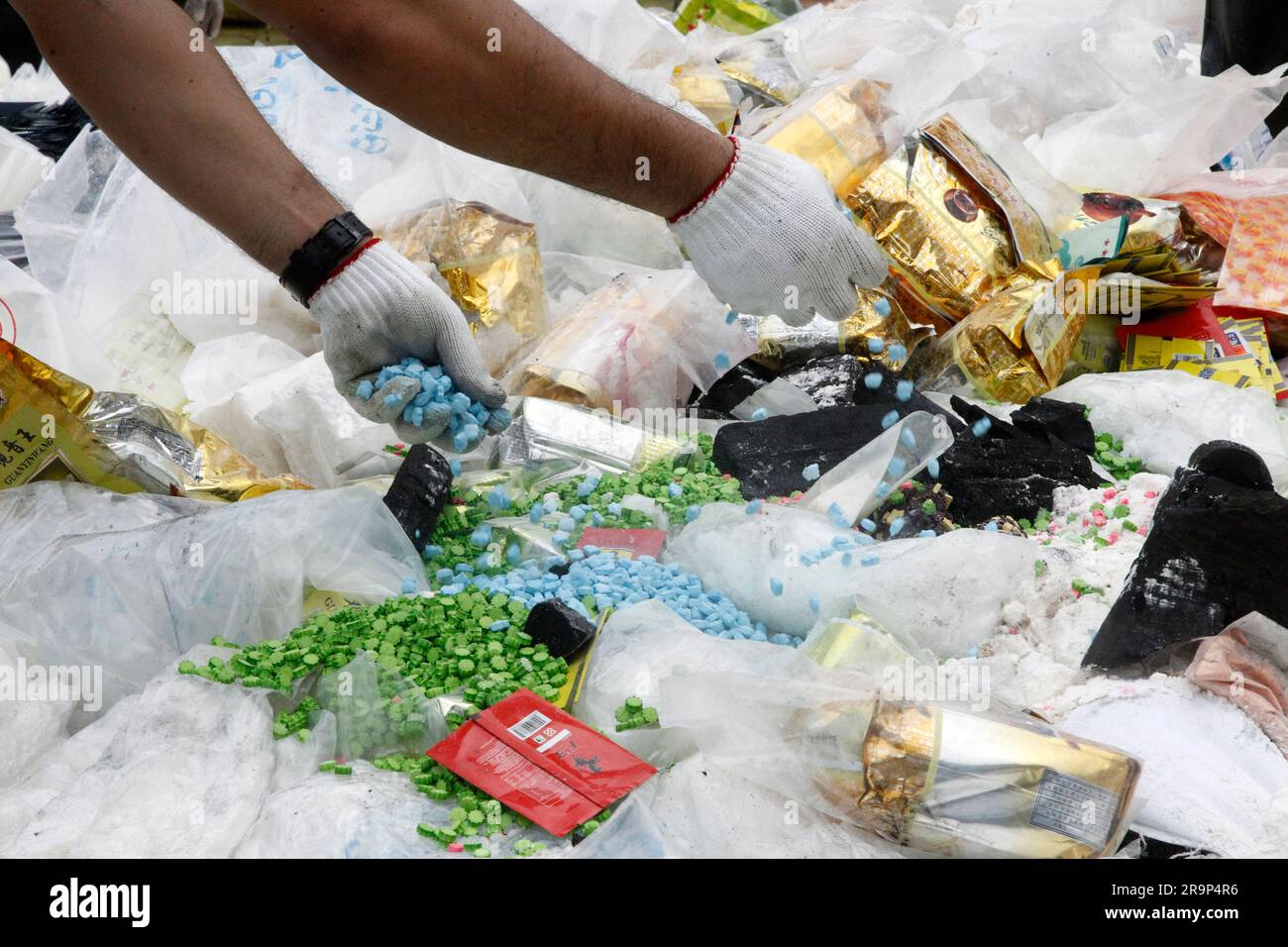 Phnom Penh. 28th June, 2023. This photo taken on June 28, 2023 shows a ...