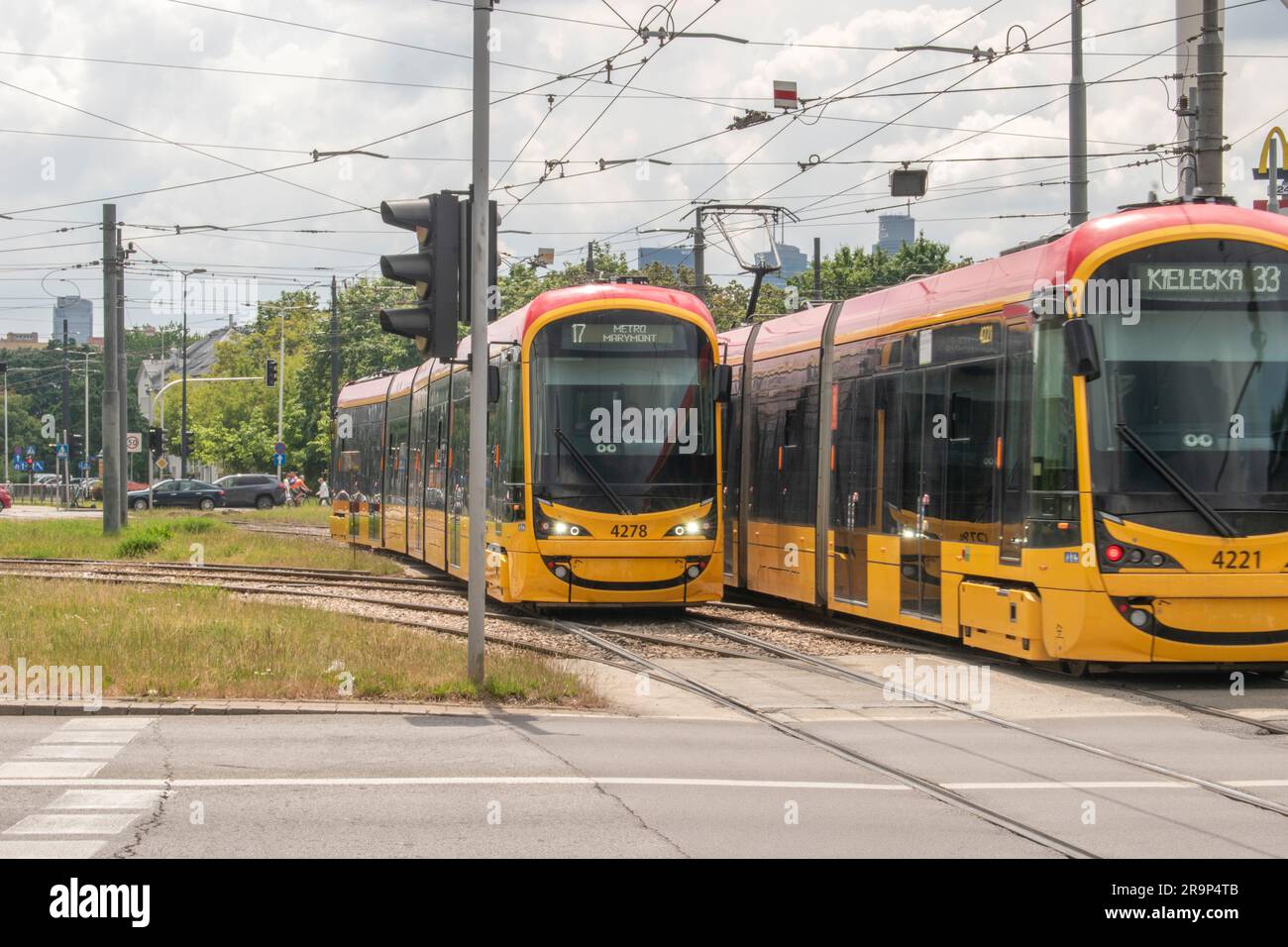warsaw, poland. 15 june 2023: experience efficient urban transportation ...