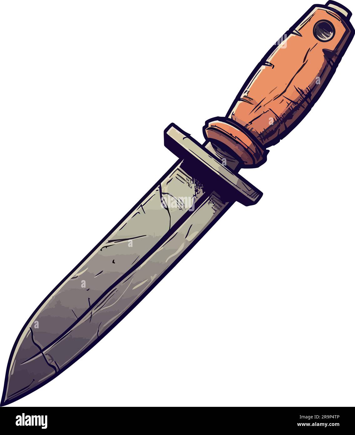 Sharp steel weapon over white Stock Vector Image & Art - Alamy