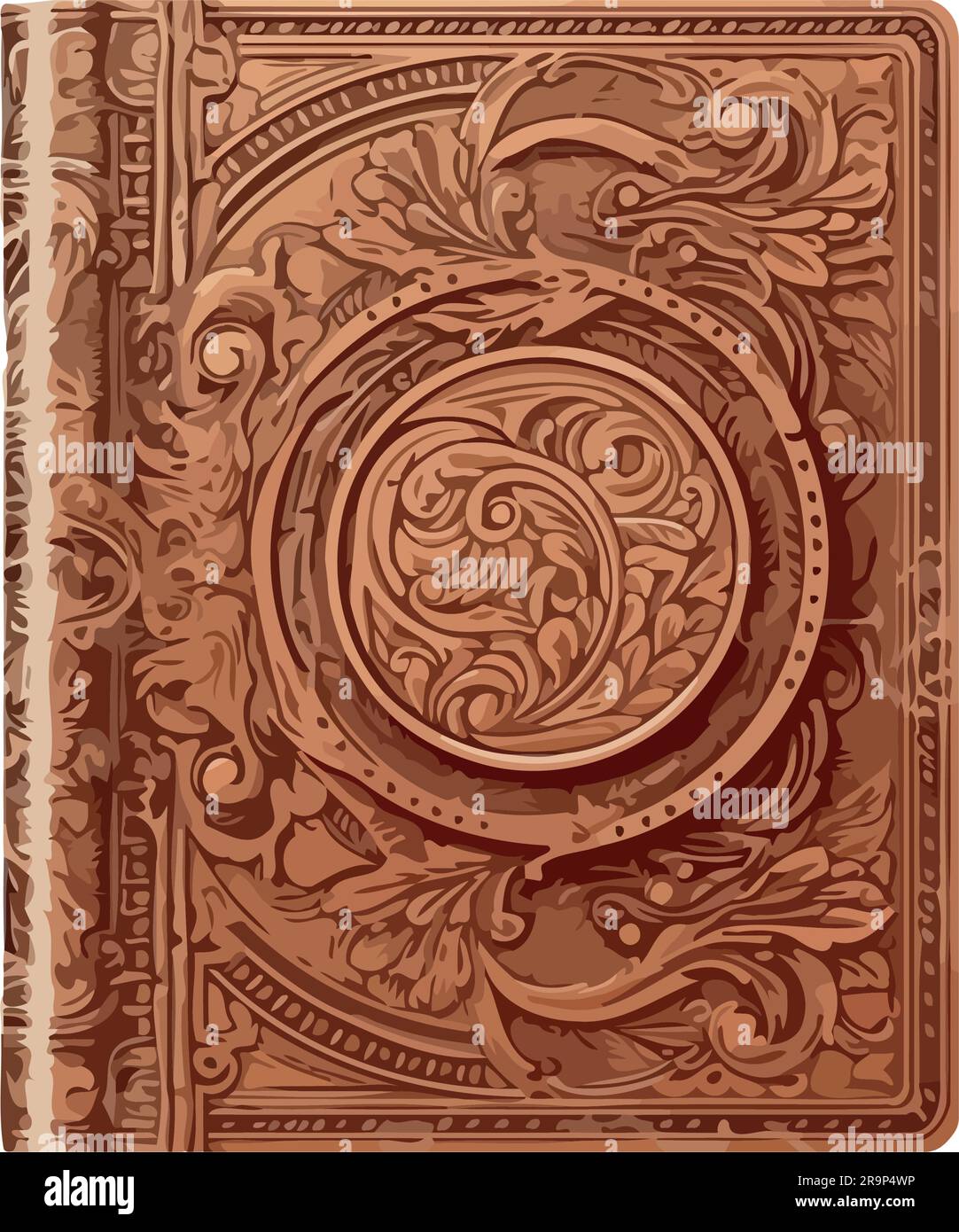 Gold leaf book cover Cut Out Stock Images & Pictures - Alamy