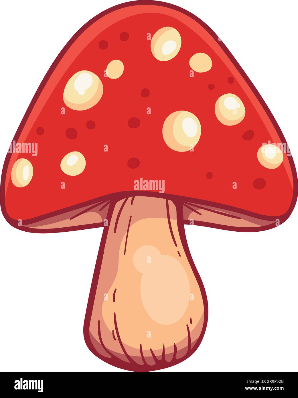 fungus vector illustration over white Stock Vector Image & Art - Alamy