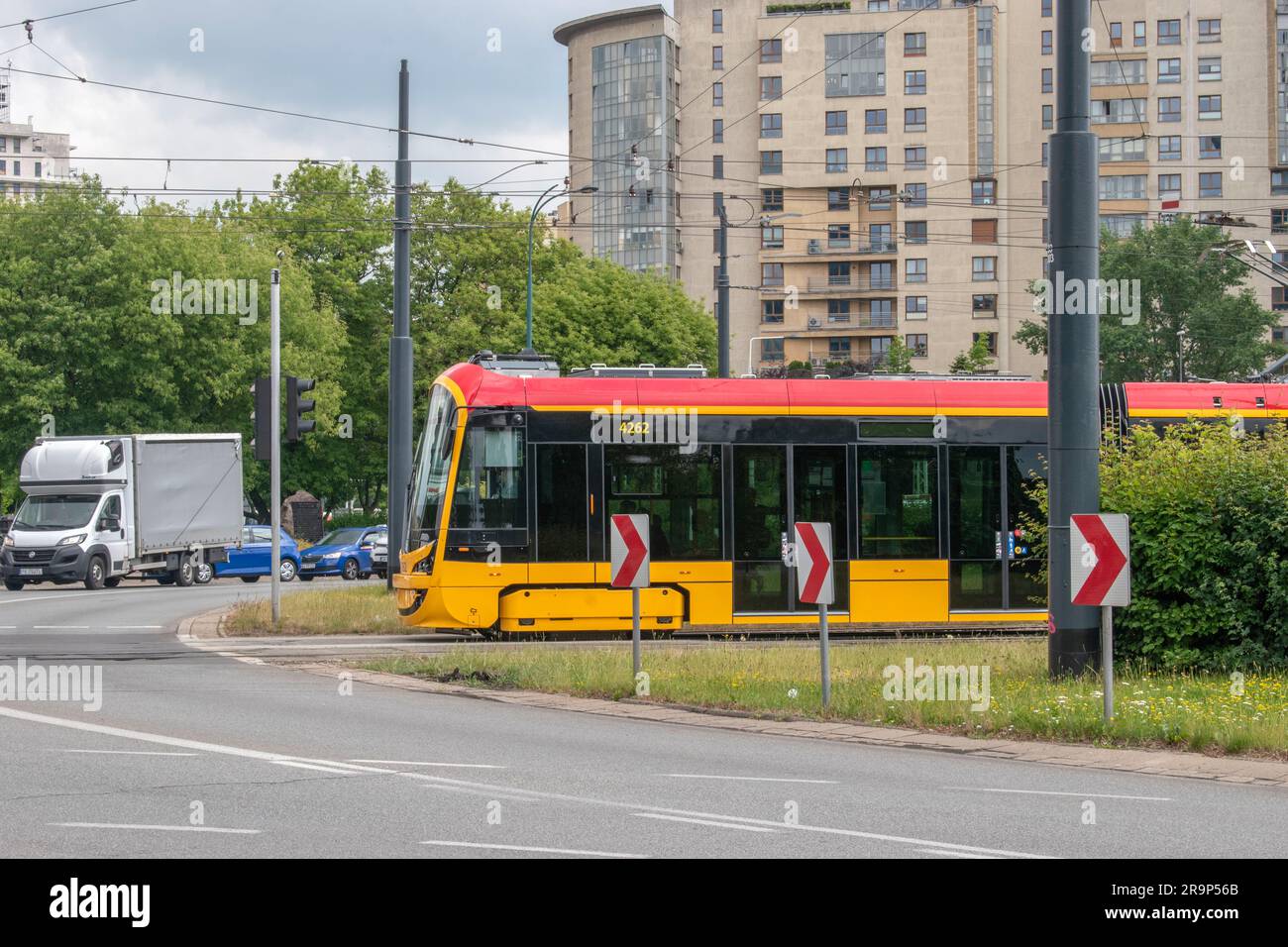 warsaw, poland. 15 june 2023: experience efficient urban transportation ...
