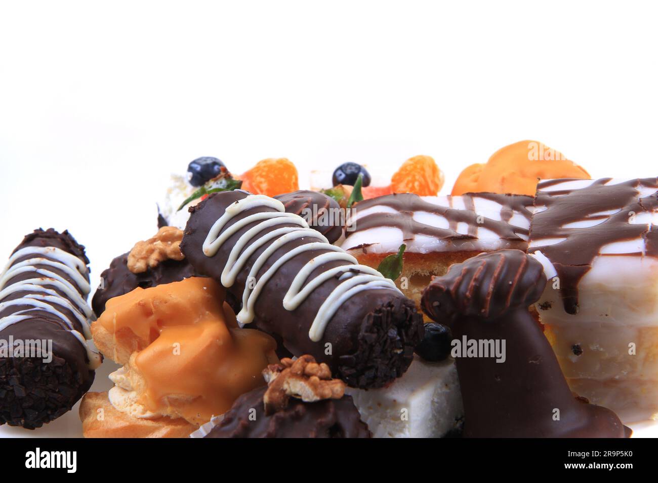 typical czech desserts isolated on the white background Stock Photo - Alamy