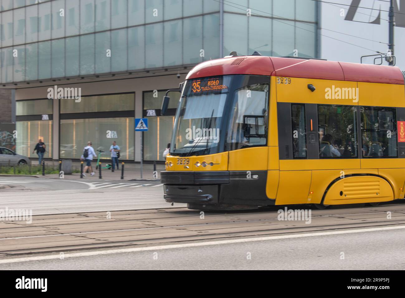 warsaw, poland. 16 june 2023: experience efficient urban transportation ...