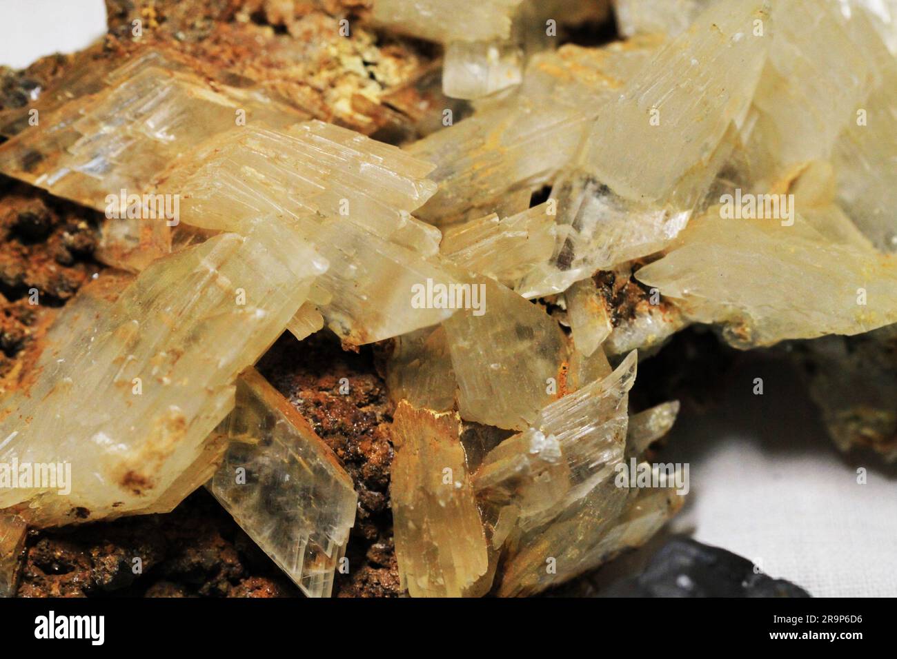 gypsum mineral texture as nice natural background Stock Photo - Alamy