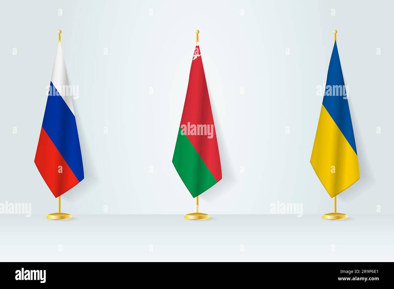 Political gathering of governments. Flags of Russia, Belarus and ... Political gathering of governments. Flags of Russia, Belarus and ...