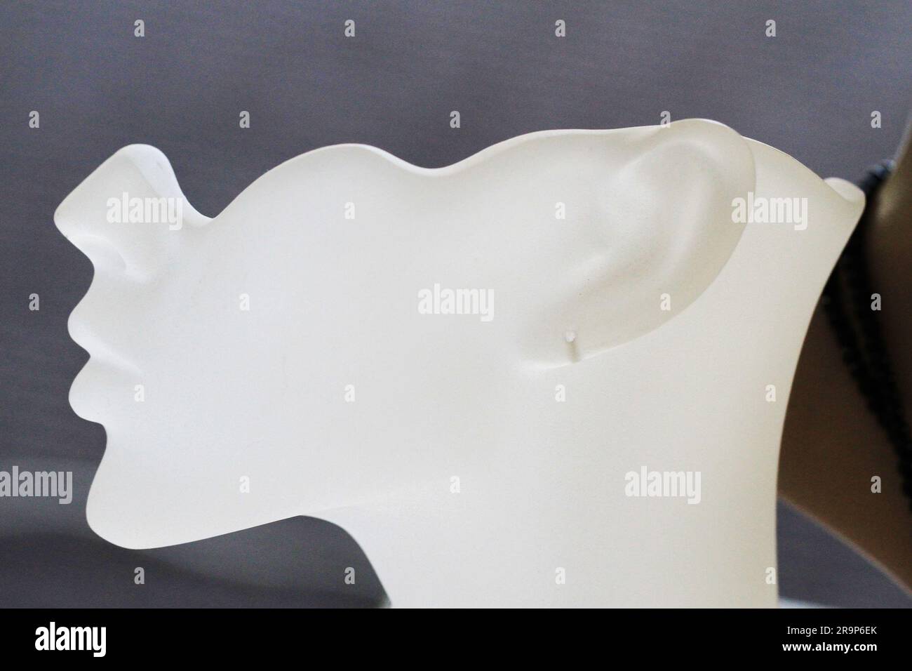 detail of plastic nice fashion figurine head Stock Photo - Alamy