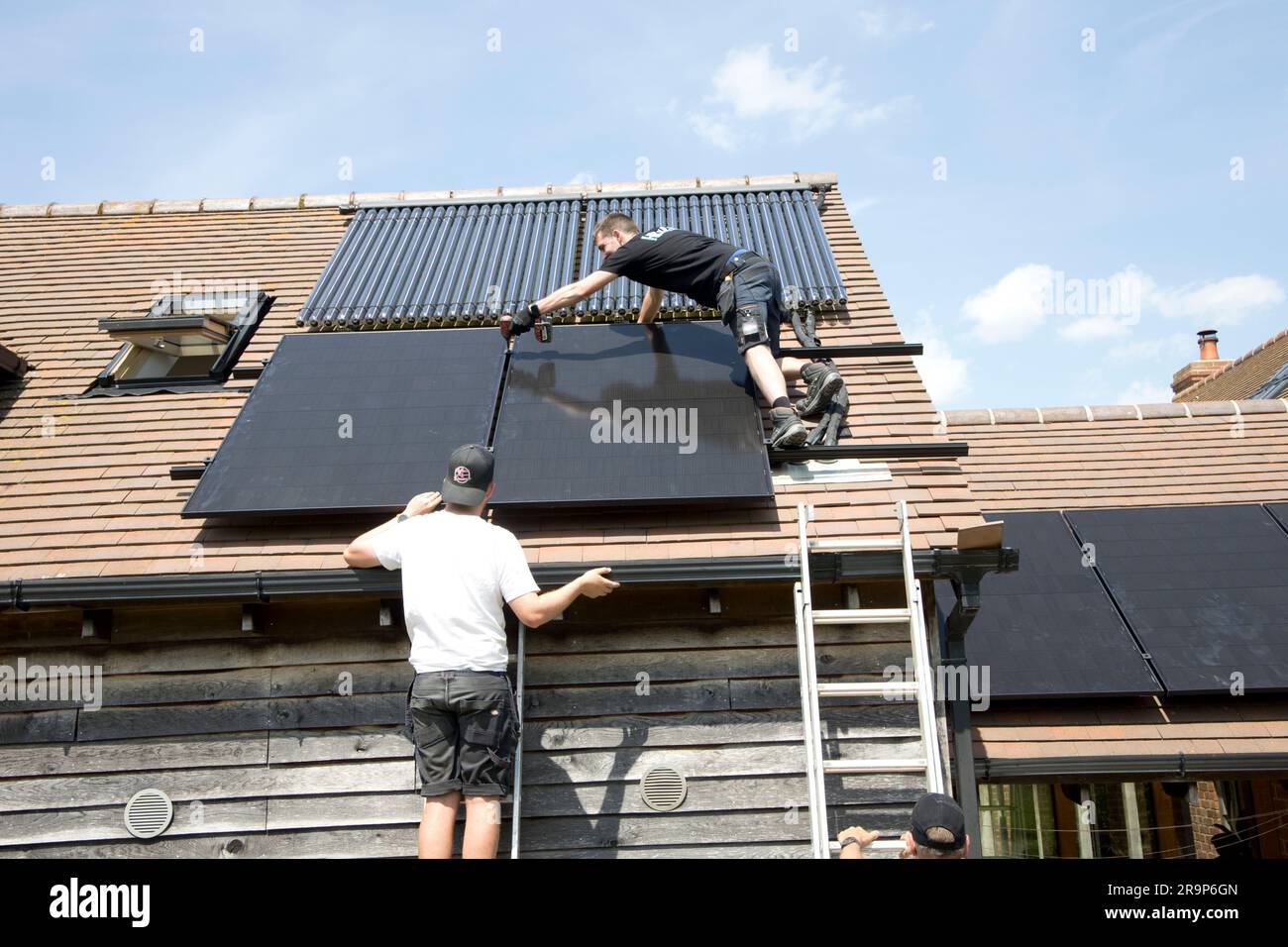 Black perlite solar panels hi-res stock photography and images - Alamy