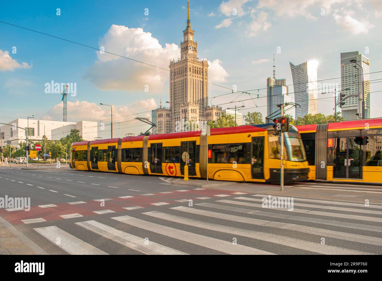 warsaw, poland. 19 june 2023: experience efficient urban transportation ...