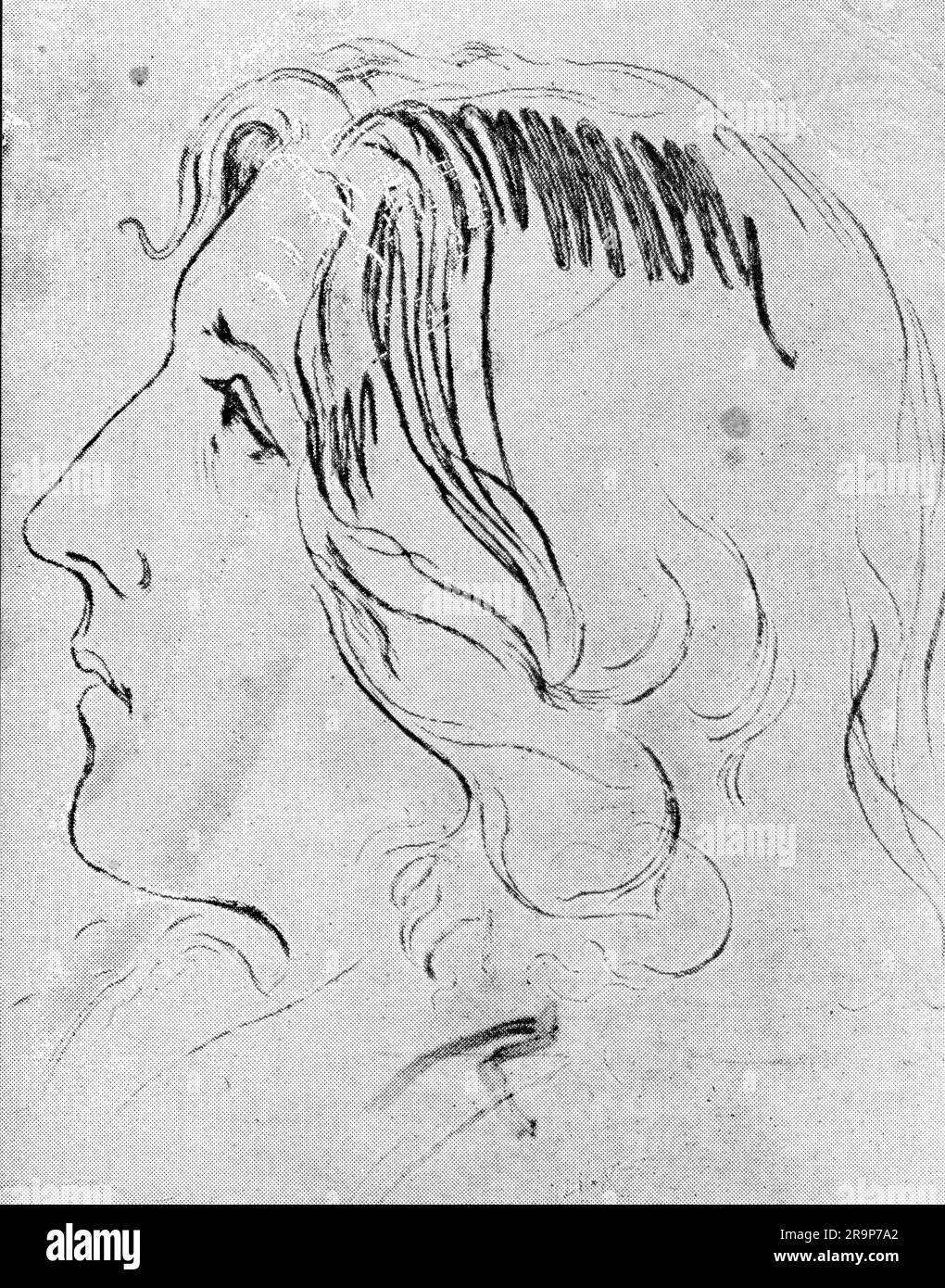 Male academy drawing Black and White Stock Photos & Images - Alamy