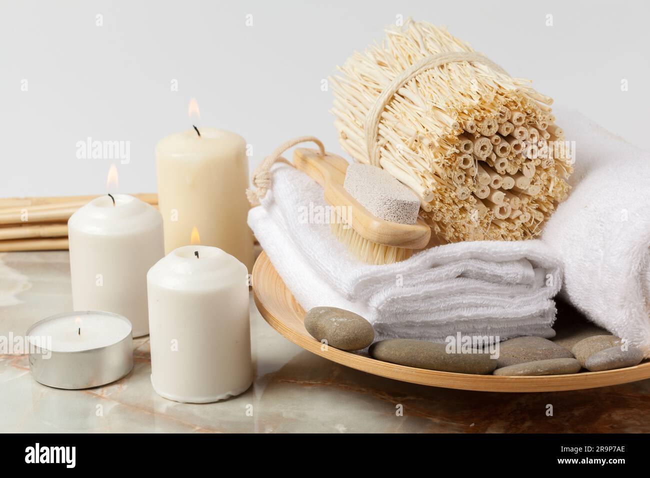 Spa products, spa concept Stock Photo - Alamy