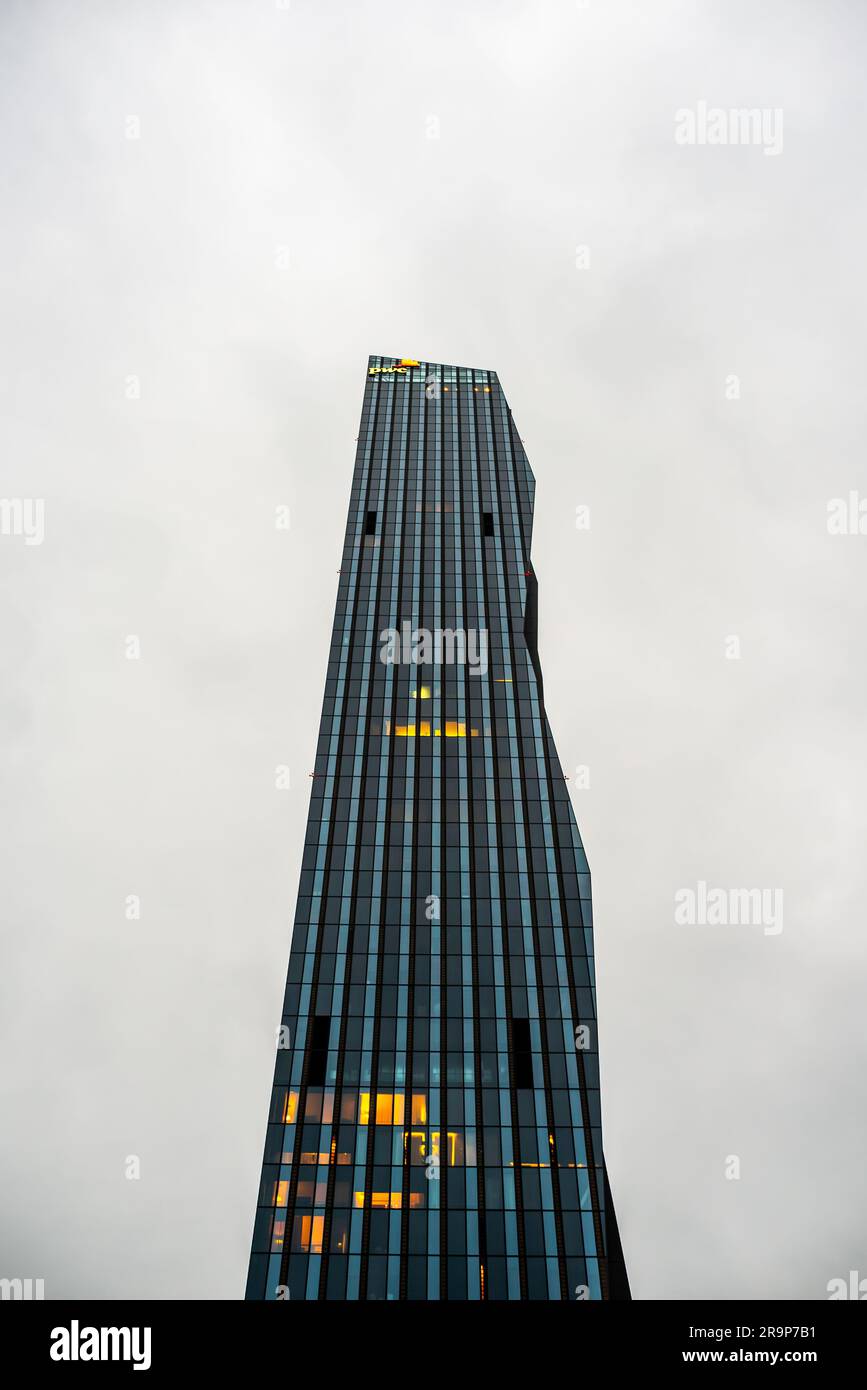DC Tower 1 in Vienna, The tallest skyscraper in Austria Stock Photo - Alamy