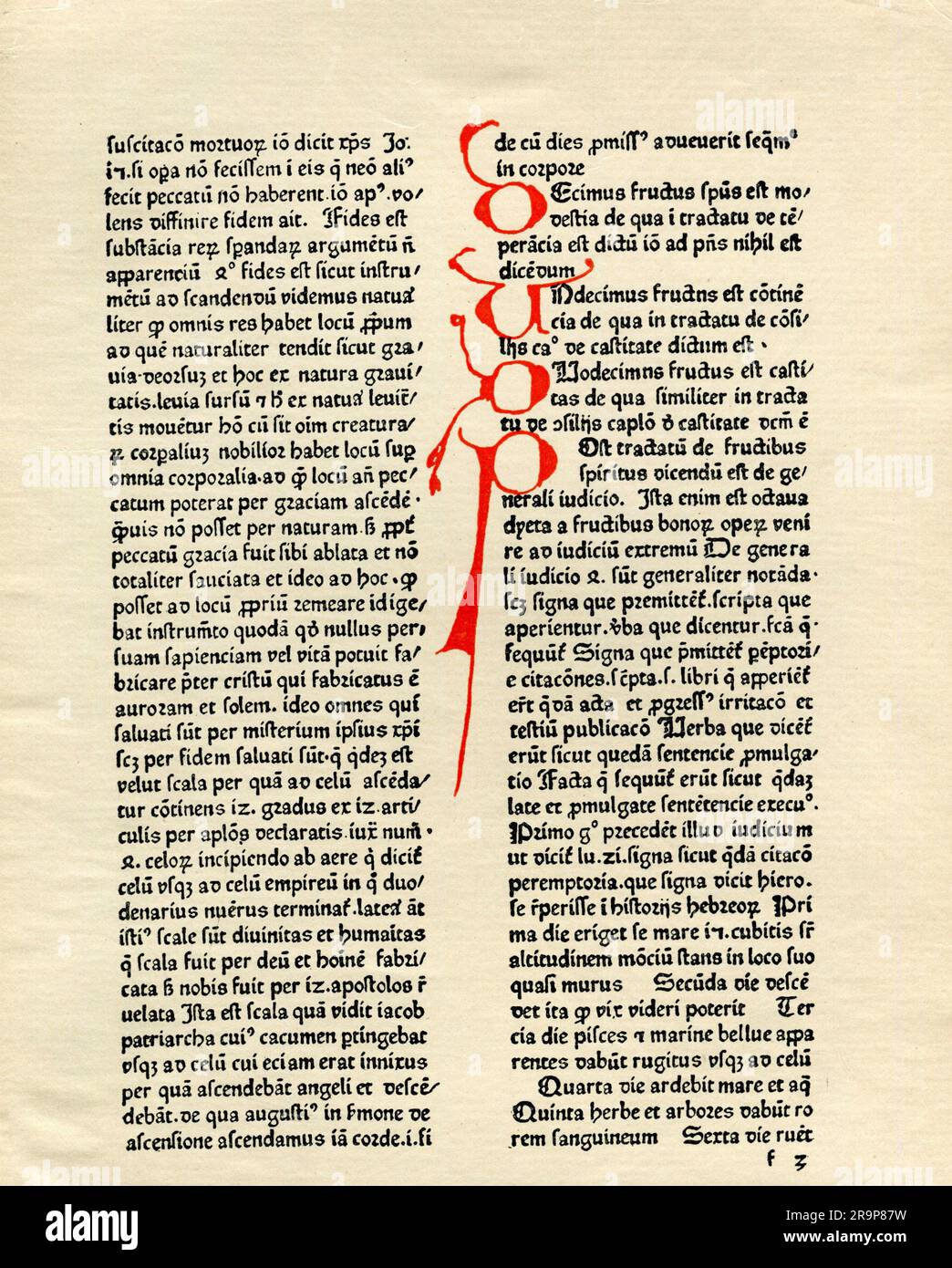 writing, script, Gothic minuscule, sample of the text, printed by ...