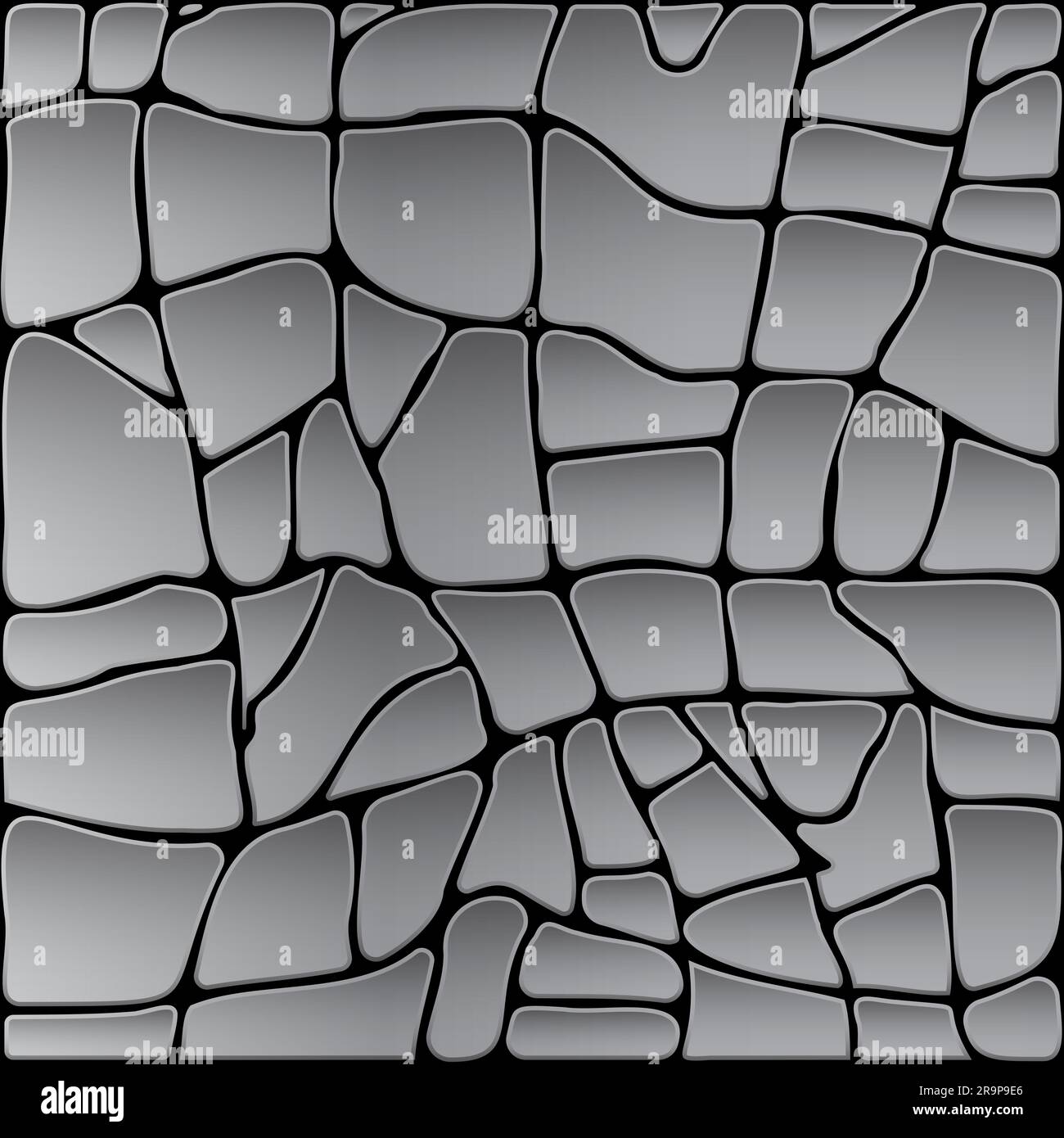 Abstract stone texture. Small pebbles in multicolored colors in cartoon ...