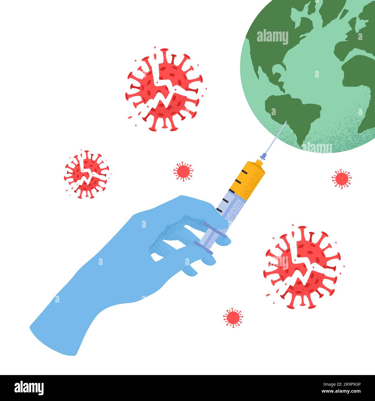 Covid vacci Stock Vector Images - Alamy