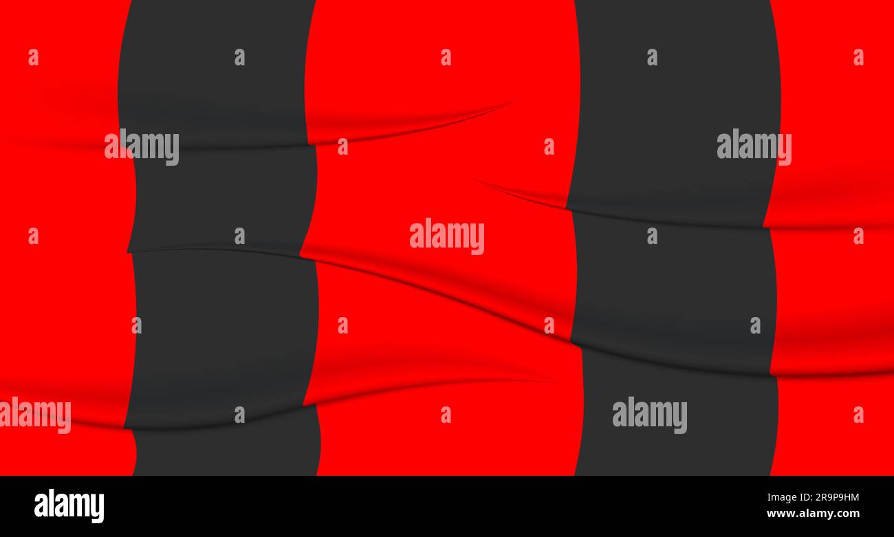 Fabric material with stripes and pleats. Crease on clothes with ...