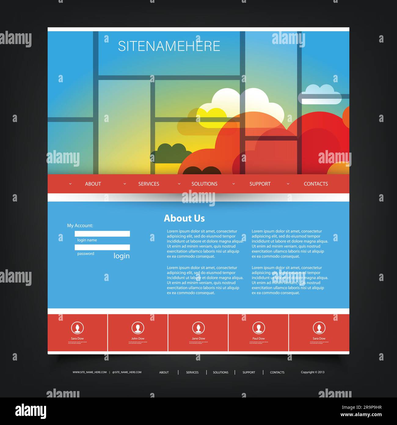 All weather montage Stock Vector Images - Alamy