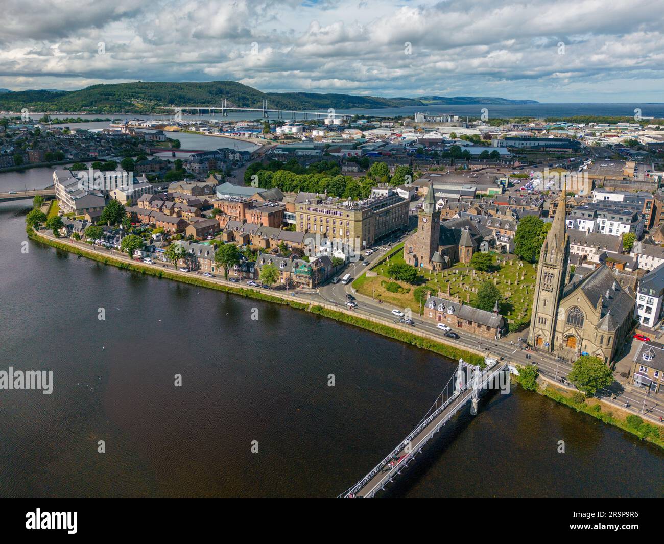 Aerial view inverness scotland hi-res stock photography and images - Alamy