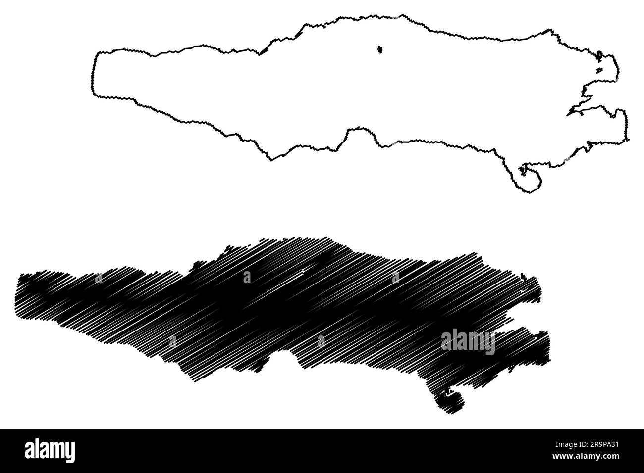 Lake Chapala (United Mexican States, Mexico, central america) map ...