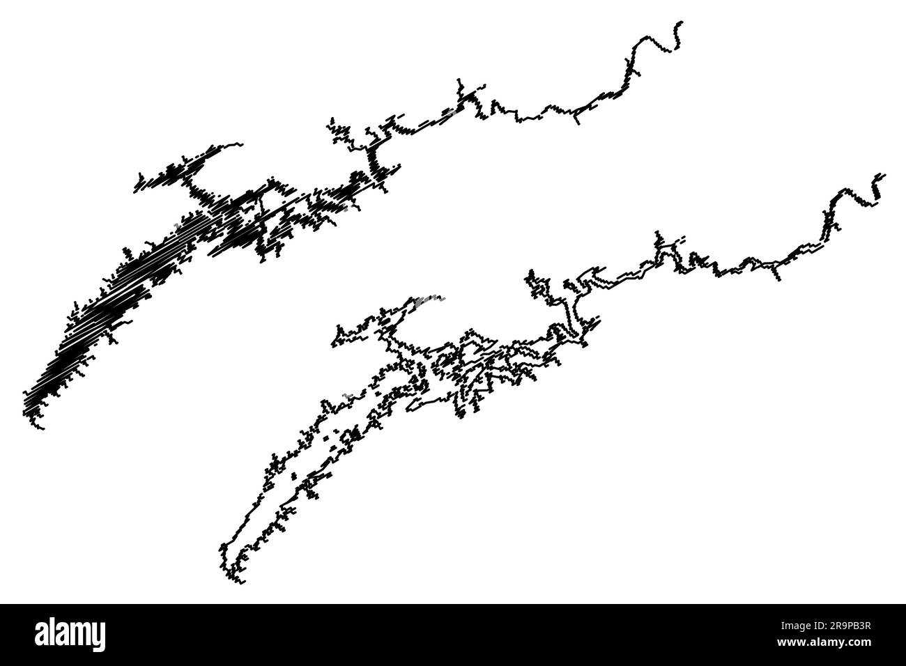 Lake Cherokee Reservoir (United States of America, North America, us ...
