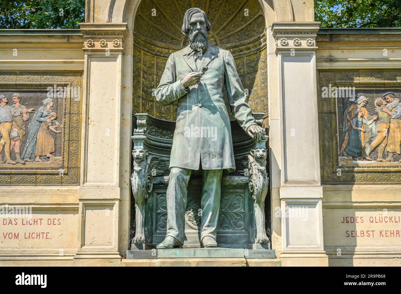 Denkmal, Albrecht von Graefe, Luisenstraße, Mitte, Berlin, Deutschland ...
