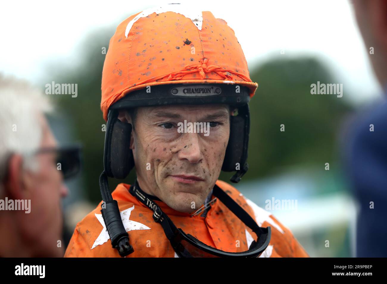 Jockey James Davies at Worcester Races. Picture date: Wednesday June 28 ...