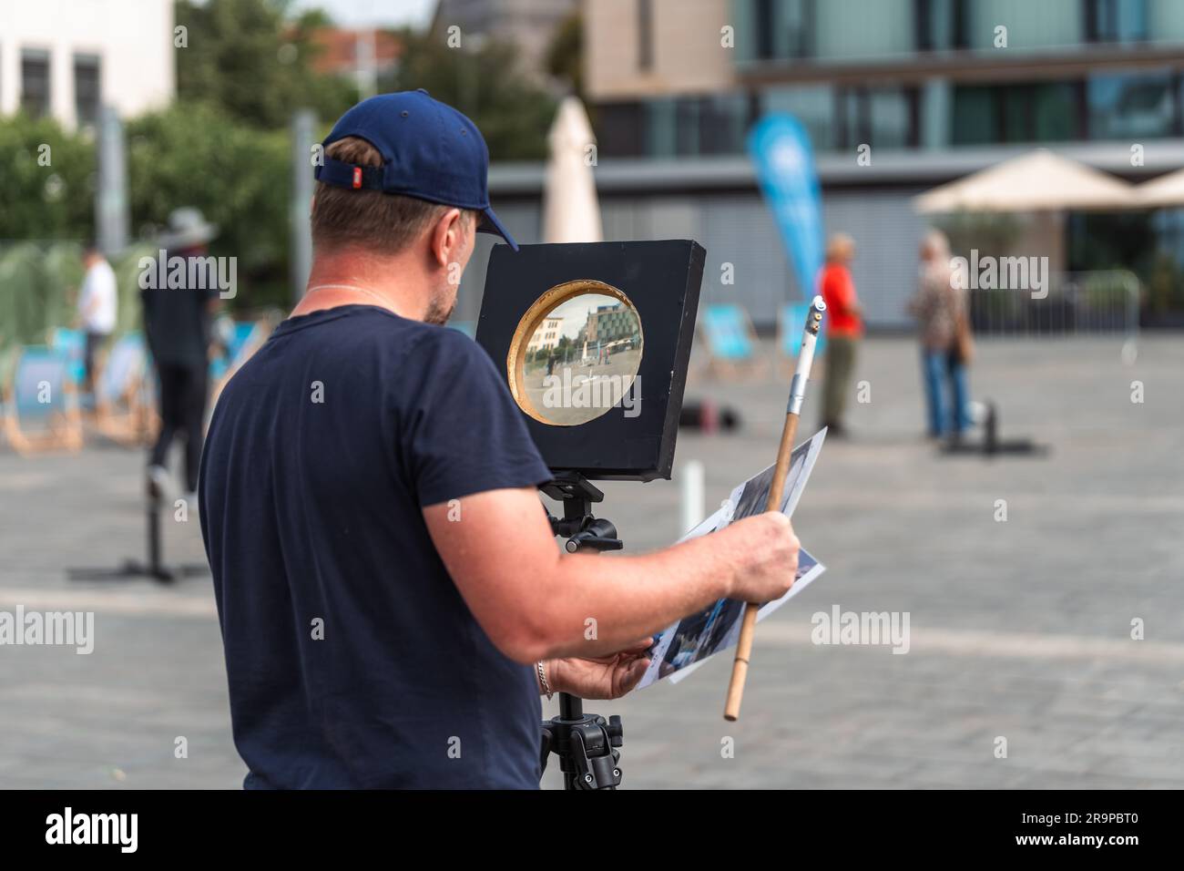 Kaiserslautern, Germany. 28th June, 2023. Artist Nikolaj Arndt from ...