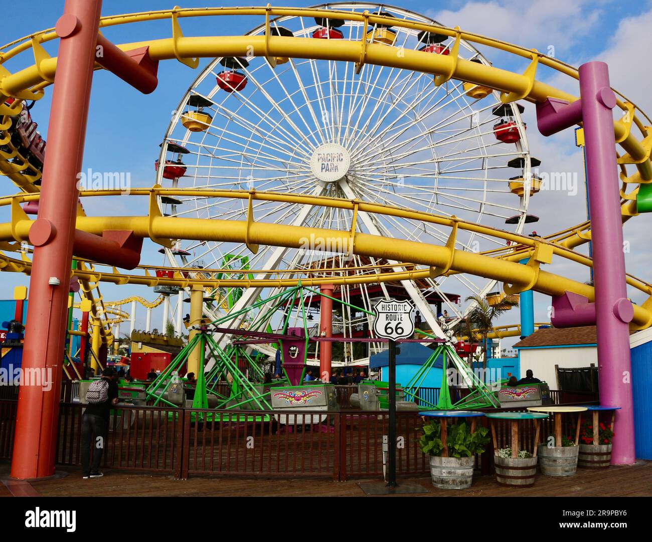 Santa Monica West Coaster Roller Coaster Opened 25 May 1996 And Pacific