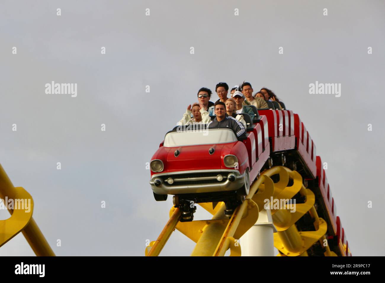 Santa Monica West Coaster roller coaster opened 25 May 1996 Pacific ...