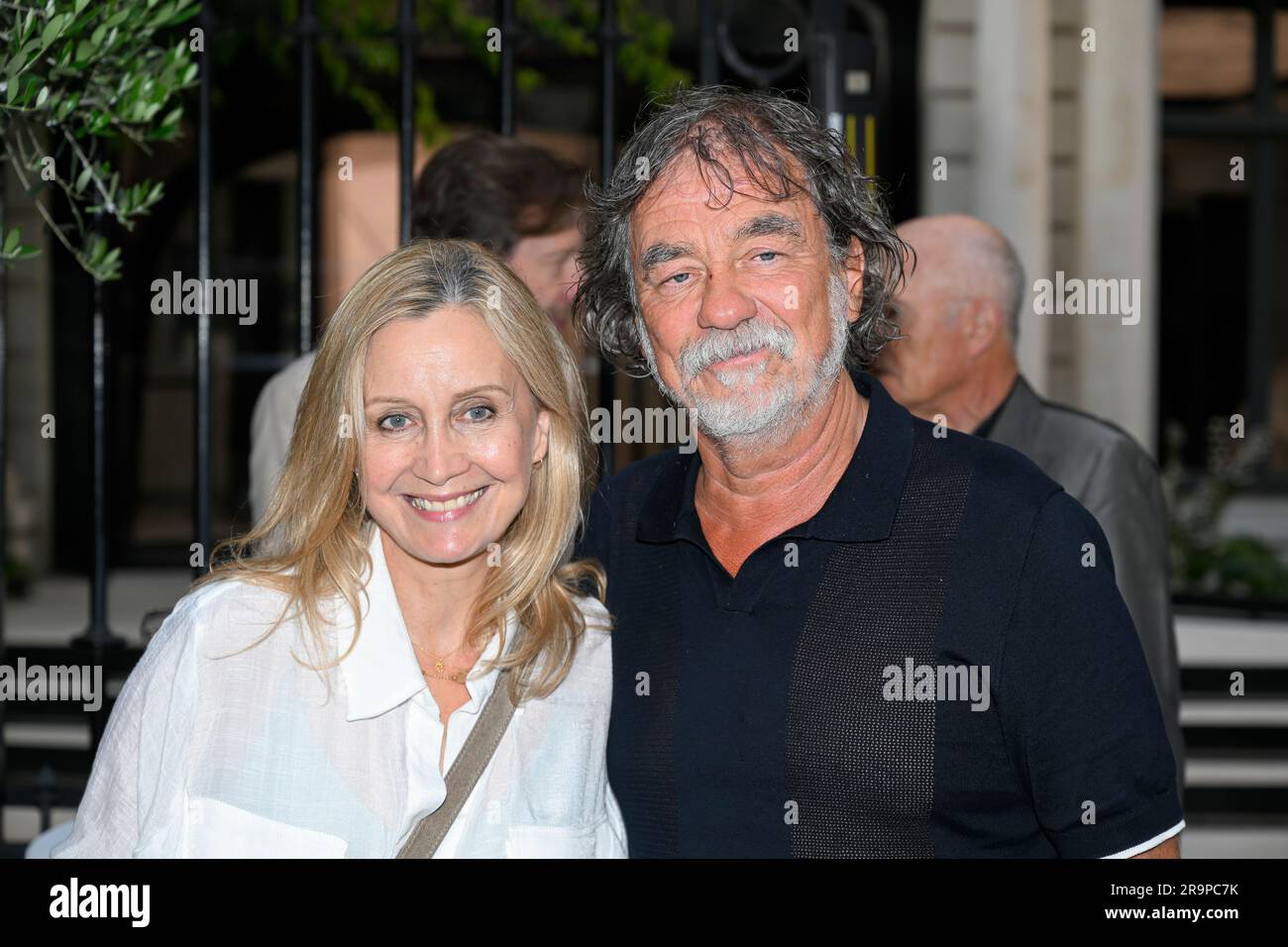 Paris, France. 27th June, 2023. Paris, France. June 27, 2023, Olivier Marchal and Catherine ...